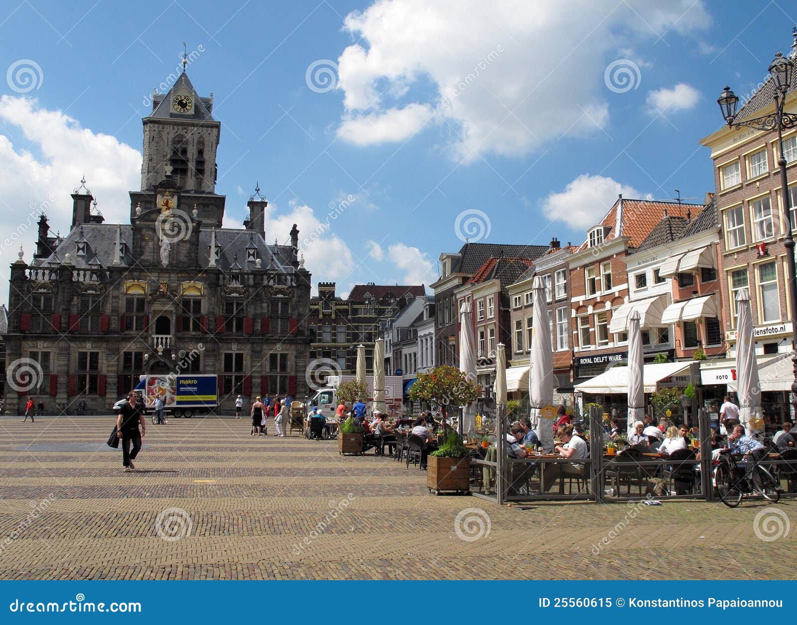Delft. The Old Medieval City Gates. Royalty-Free Stock Photo ...