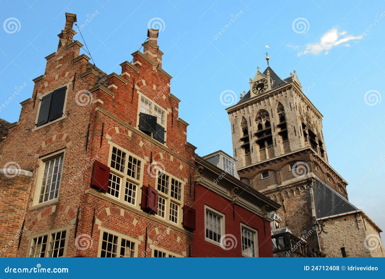 Delft town hall stock photo. Image of city, renaissance - 24712408