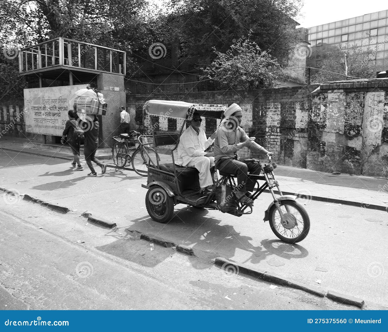 An Auto Rickshaw is a Motorized Version of the Pulled Rickshaw ...