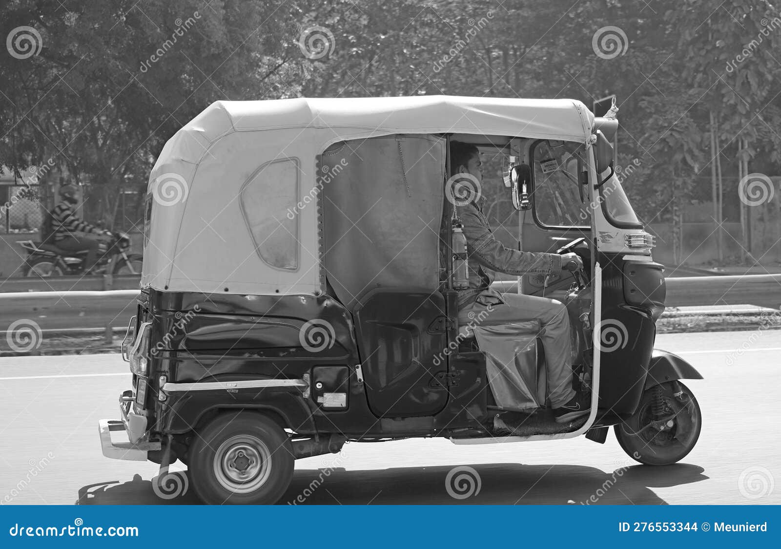 An Auto Rickshaw is a Motorized Version of the Pulled Rickshaw ...
