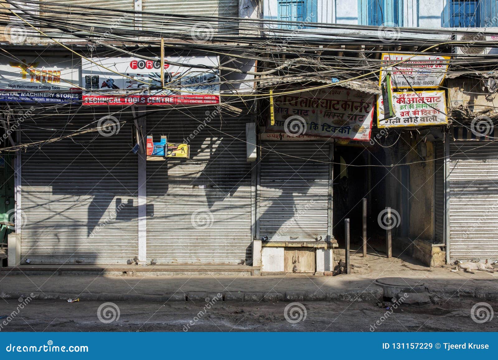 Delhi, India. Old Building Pattern in Chandni Chowk Editorial Stock ...