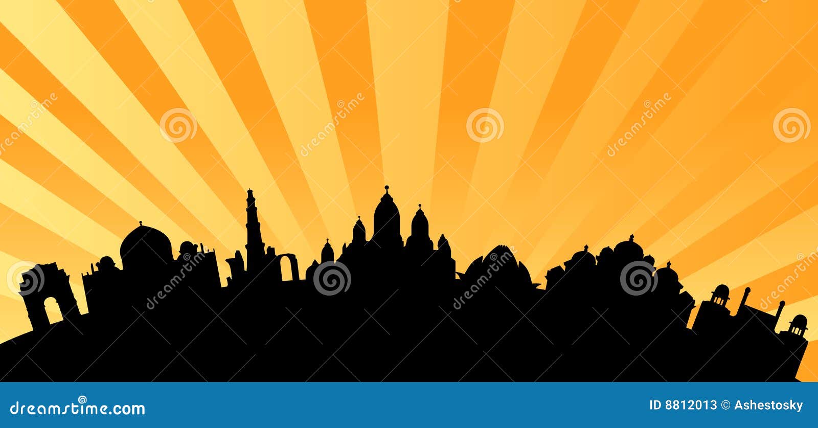 Delhi Cartoon Vector | CartoonDealer.com #65065745