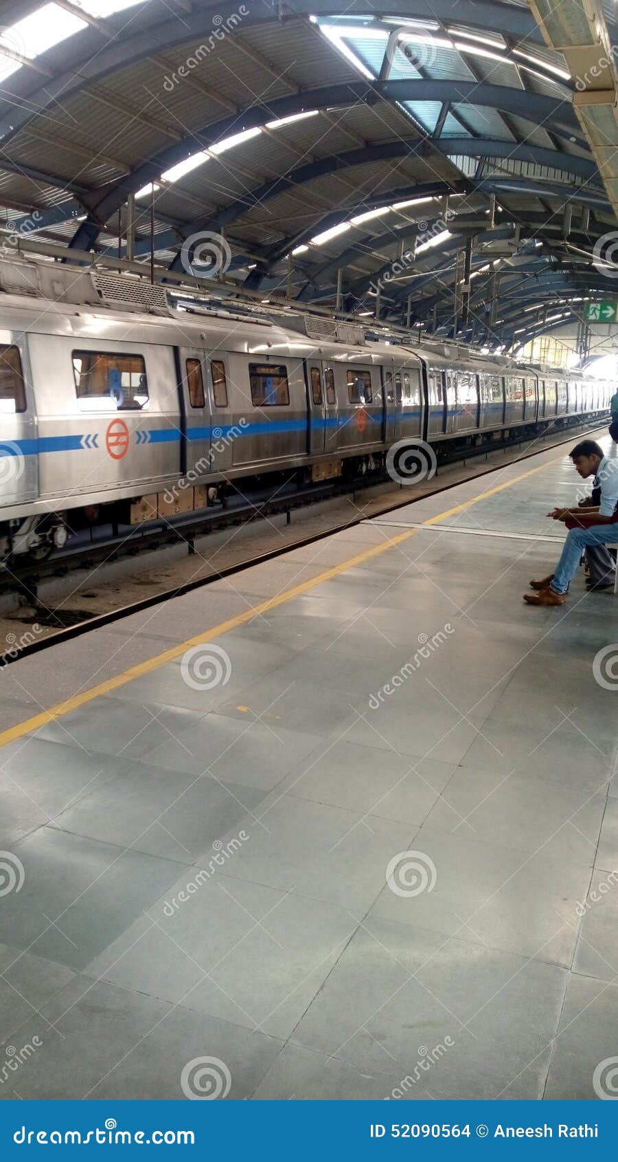 Delhi metro editorial stock image. Image of sector15 - 52090564