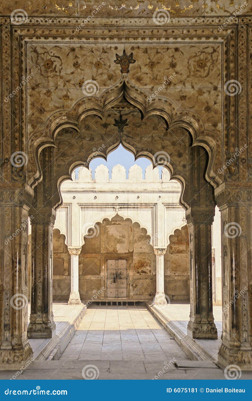 Delhi Red Fort stock image. Image of marble, semiprecious - 6075181