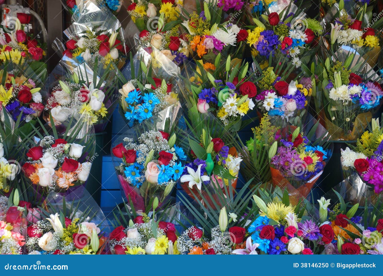 Deli Flowers stock photo. Image of deli, colorful, bloom - 38146250