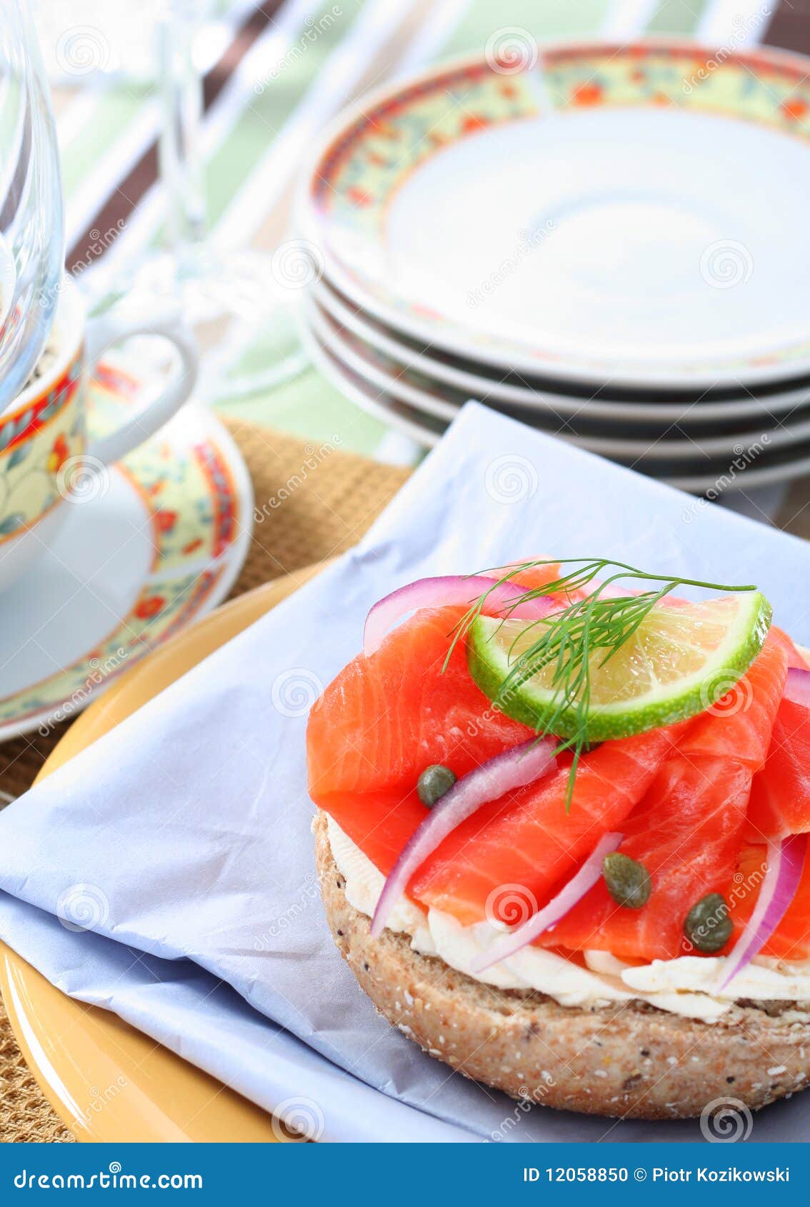Deli lunch stock photo. Image of paper, dill, cream, meat - 12058850