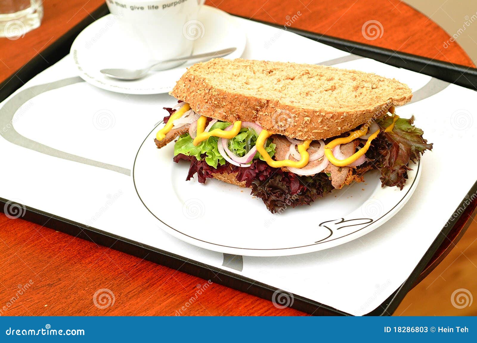 Deli Sandwich stock image. Image of gourmet, nutrition - 18286803