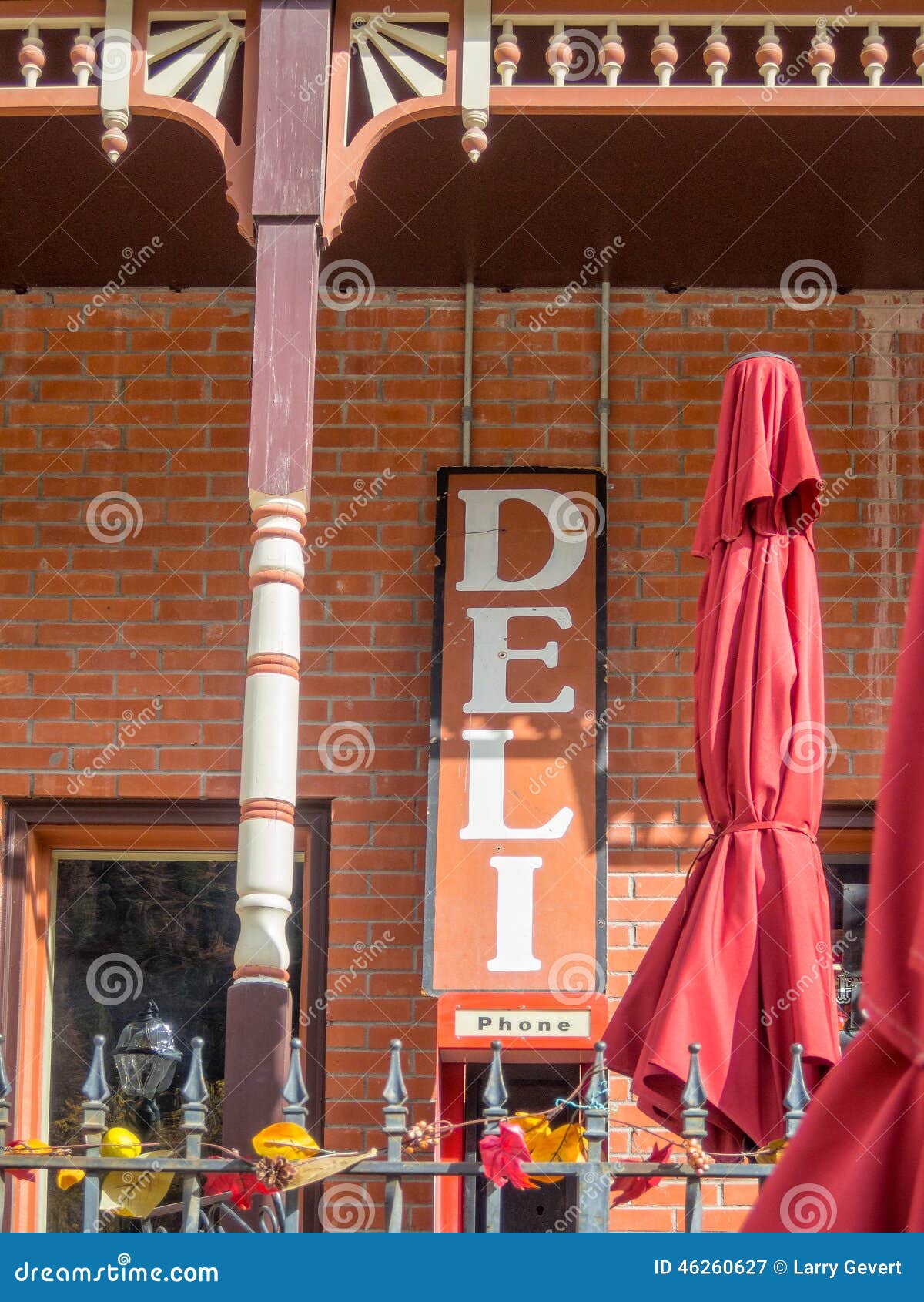 Deli sign stock image. Image of advertising, coffee, cuisine - 46260627