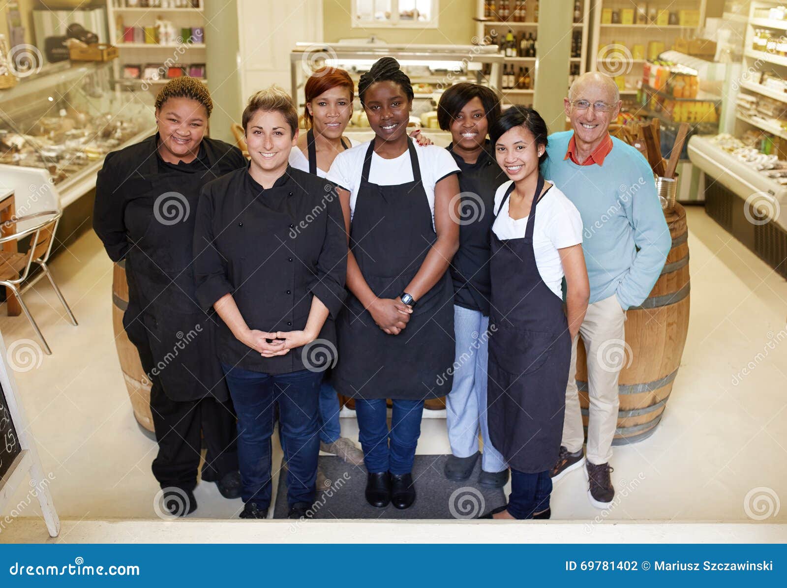 The deli staff stock photo. Image of boss, male, posed - 69781402