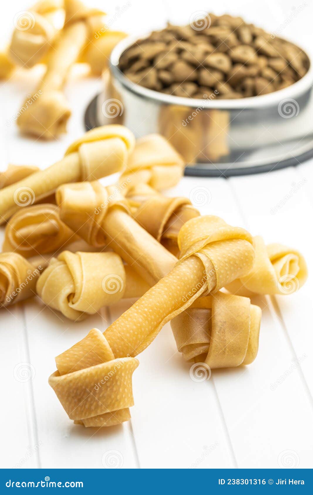 Delicacy for Dogs. Chewing Bone for Dog Stock Photo - Image of chewy ...