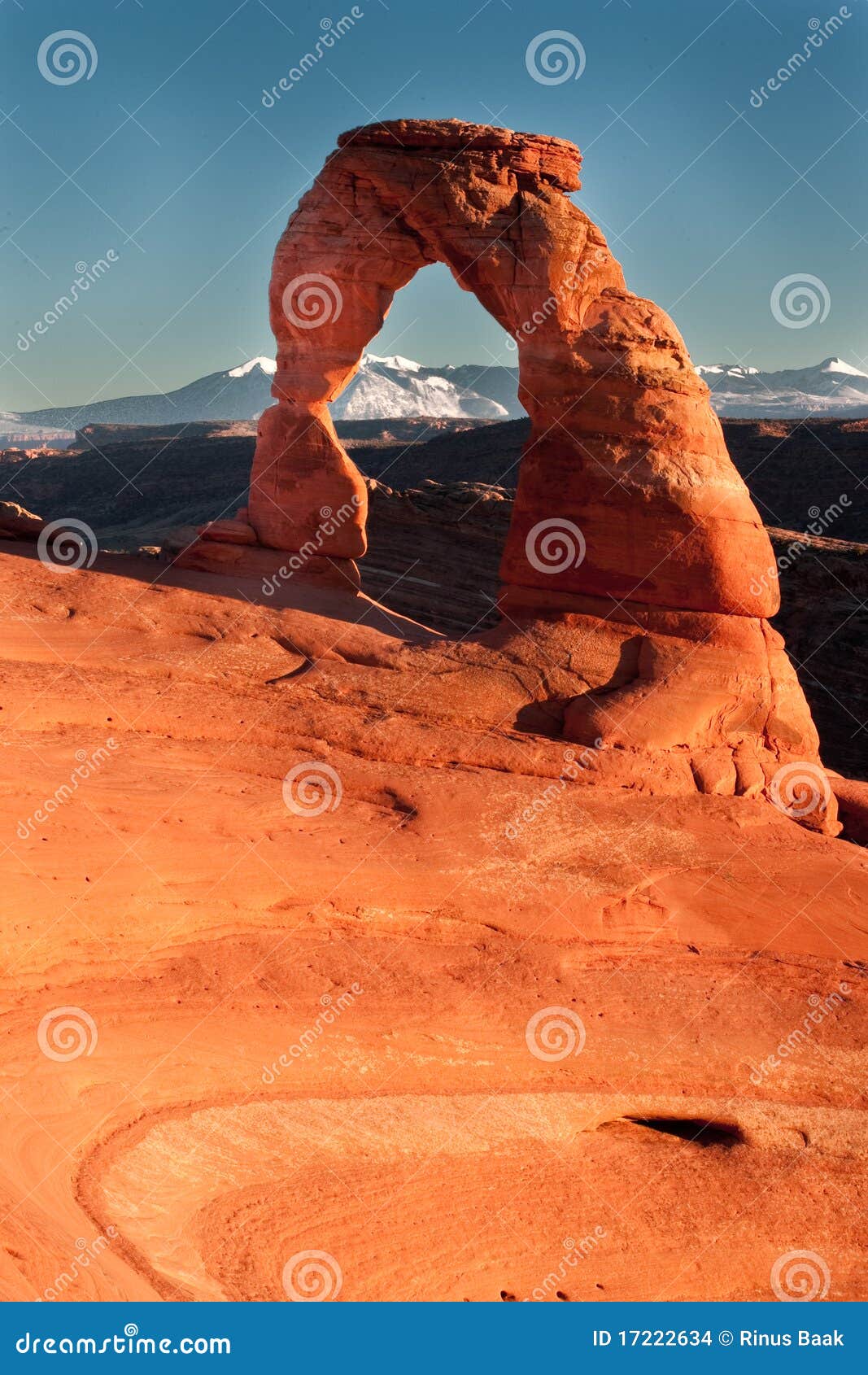 Delicate Arch stock photo. Image of erosion, basin, mountain - 17222634