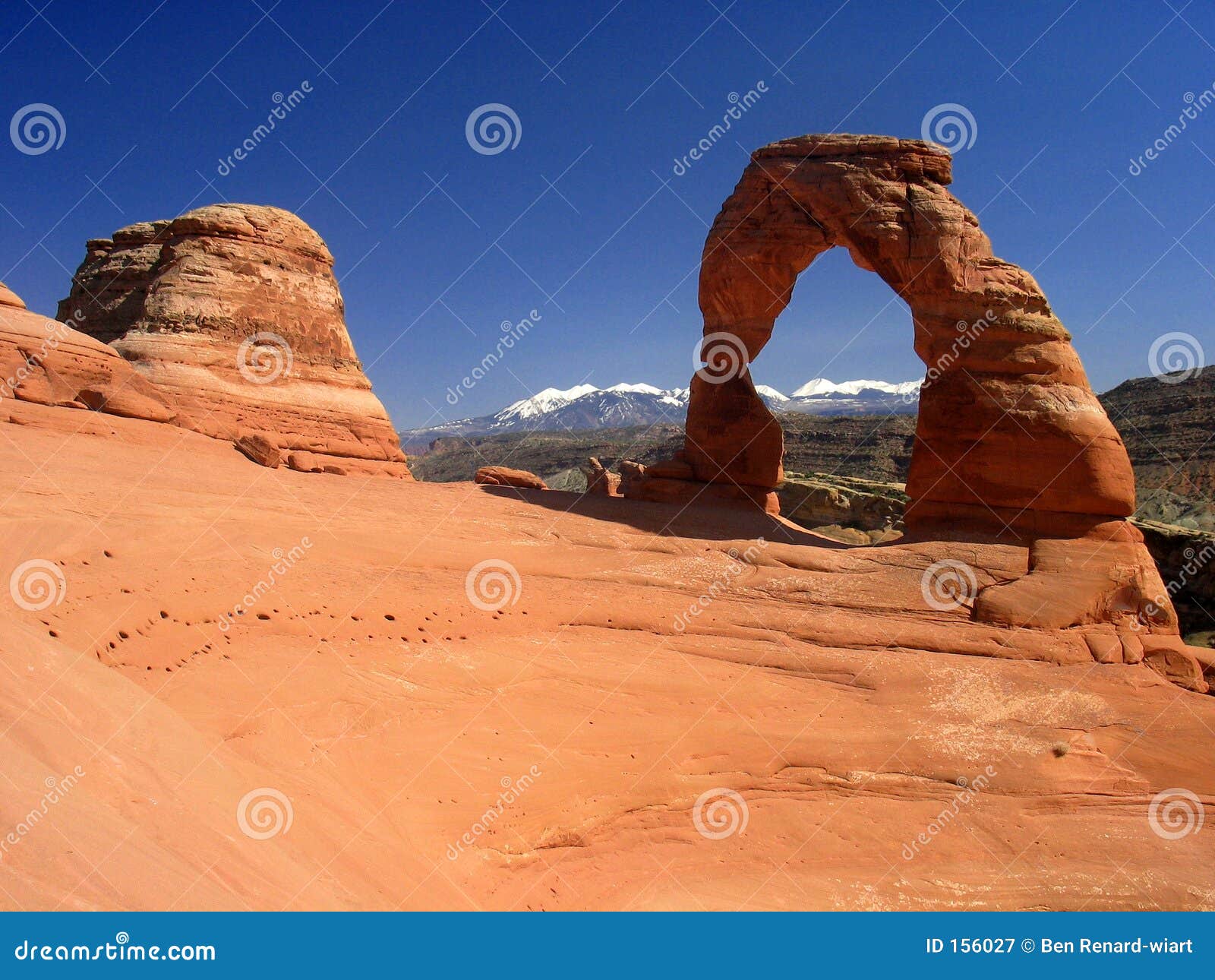 Delicate Arch. Arches National Park Stock Image - Image of vacation ...