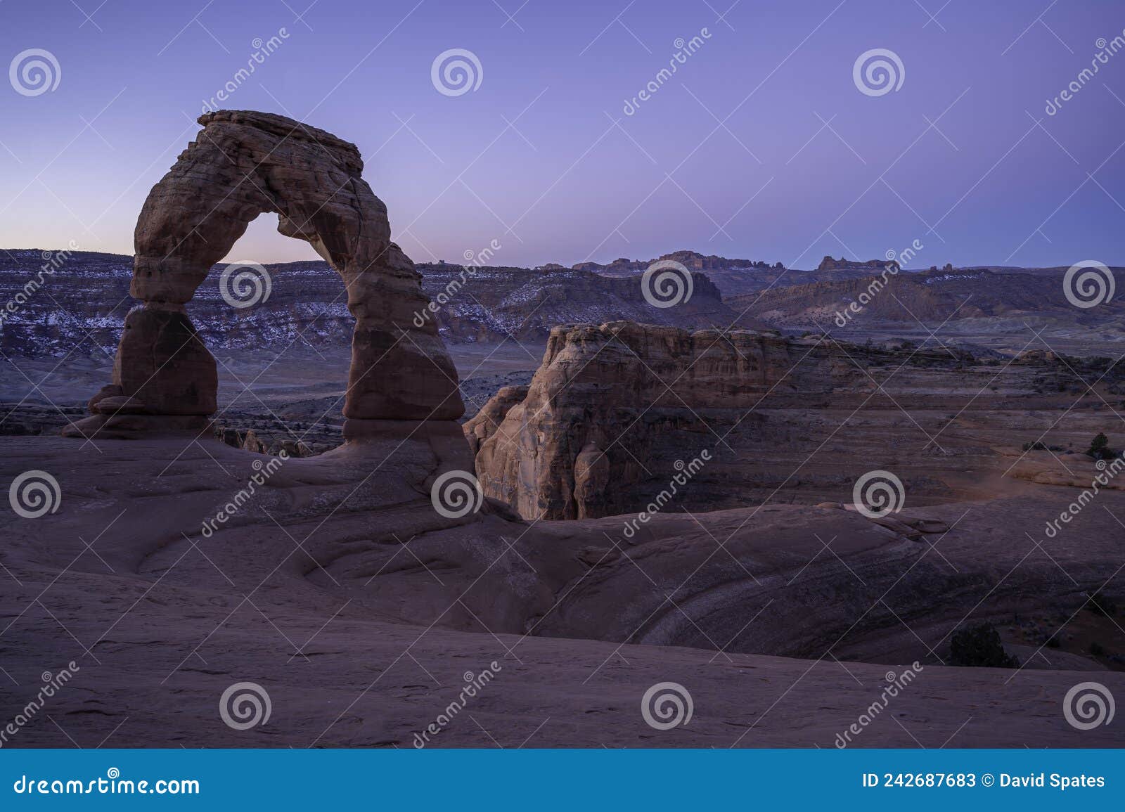 Delicate Arch at Arches National Park, Moab, Utah Stock Image - Image ...