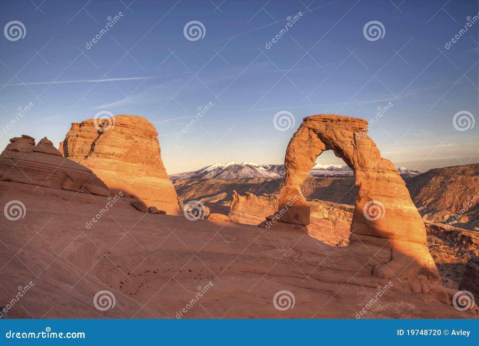 Delicate Arch at Sunset stock photo. Image of national - 19748720