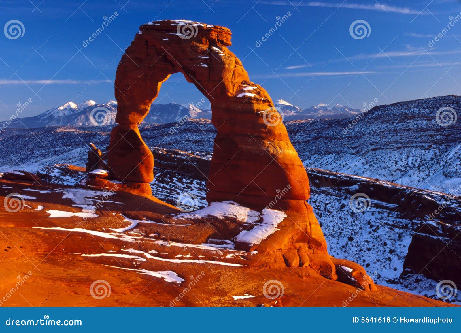 Delicate Arch Under Millienium Stock Photo - Image of millienium ...