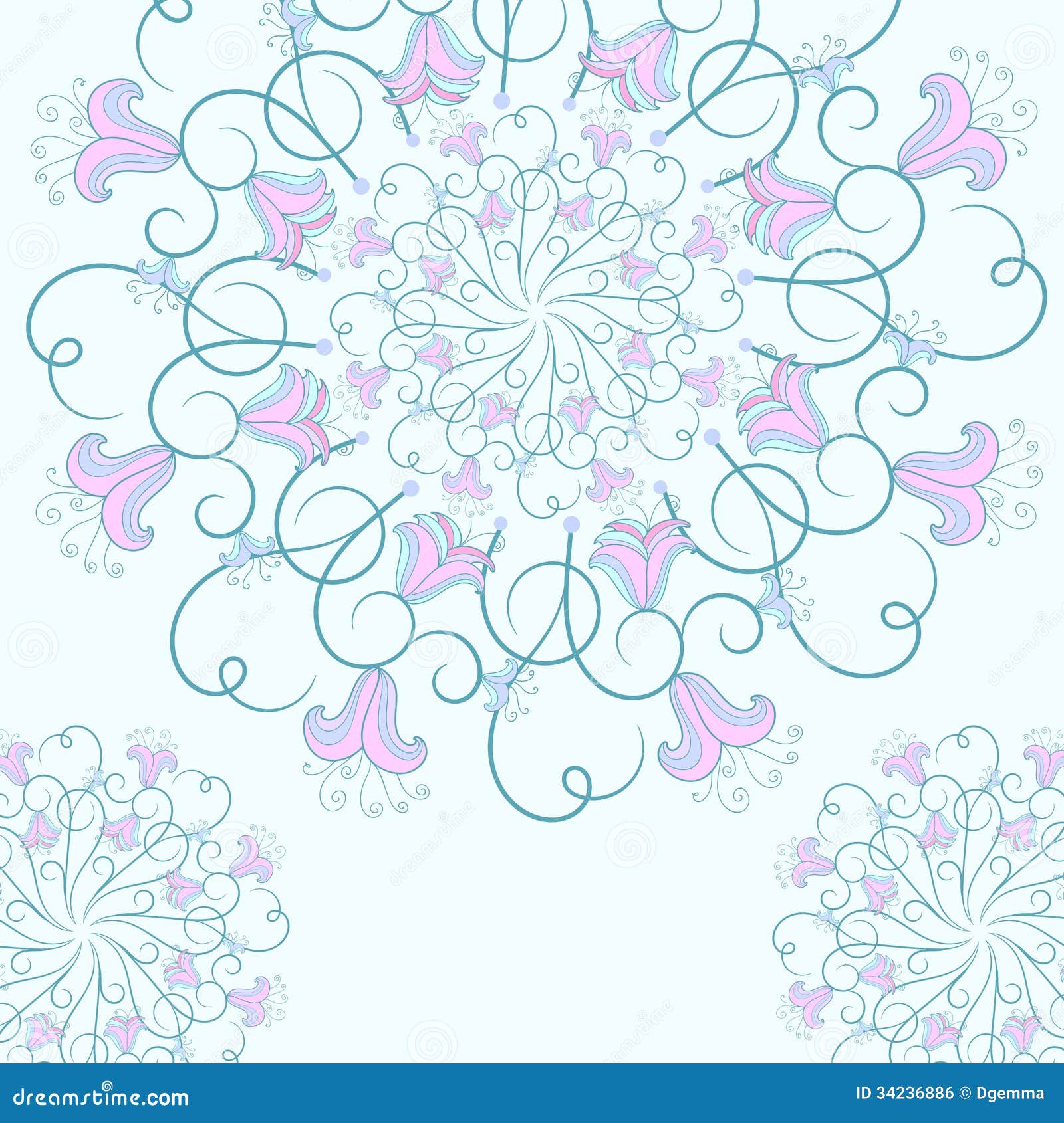 Delicate background stock vector. Illustration of filigree - 34236886