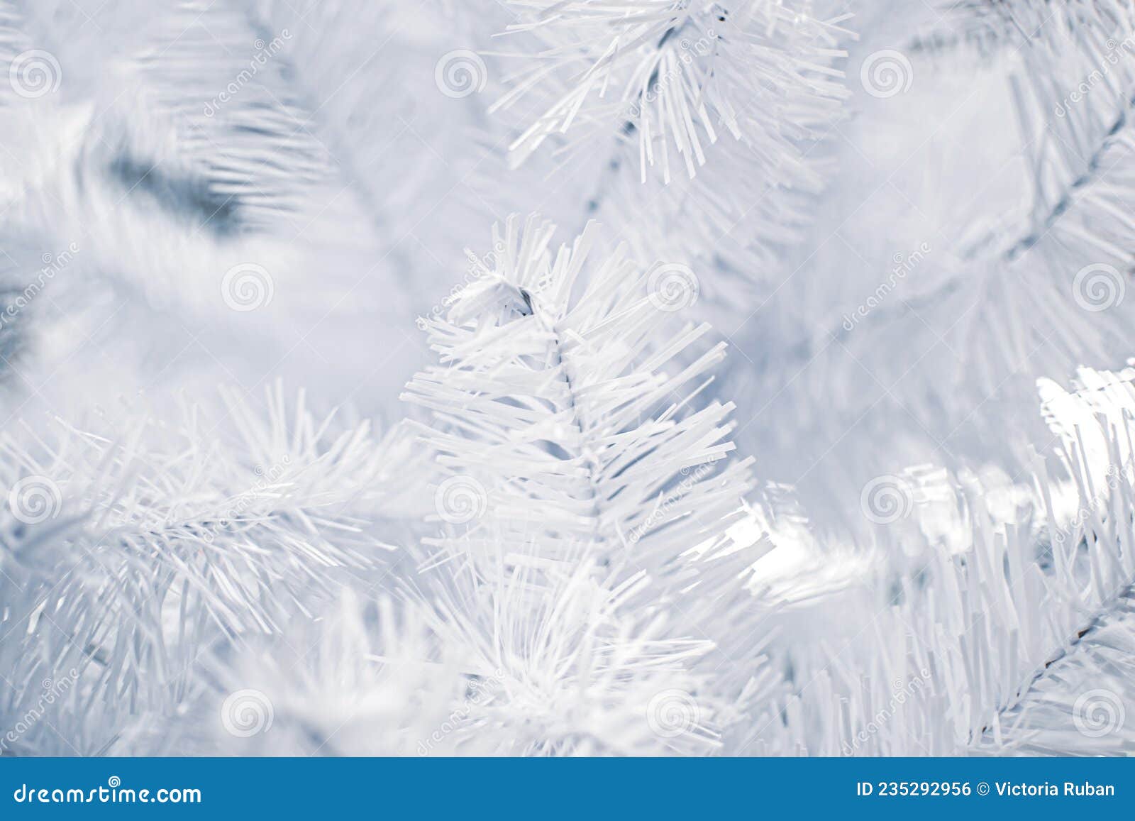 Delicate Background of White Christmas Tree Stock Photo - Image of ...