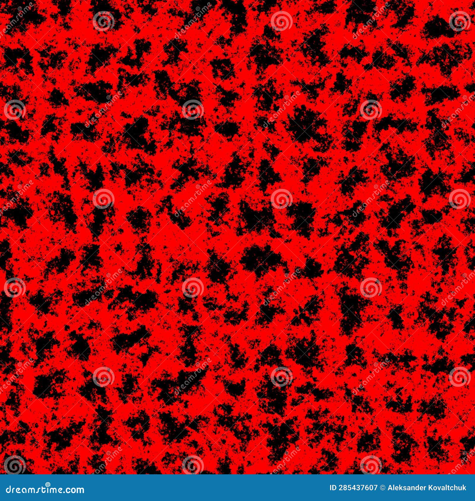 Delicate Black Ink Dots on Red Background Seamless Pattern. Soft ...