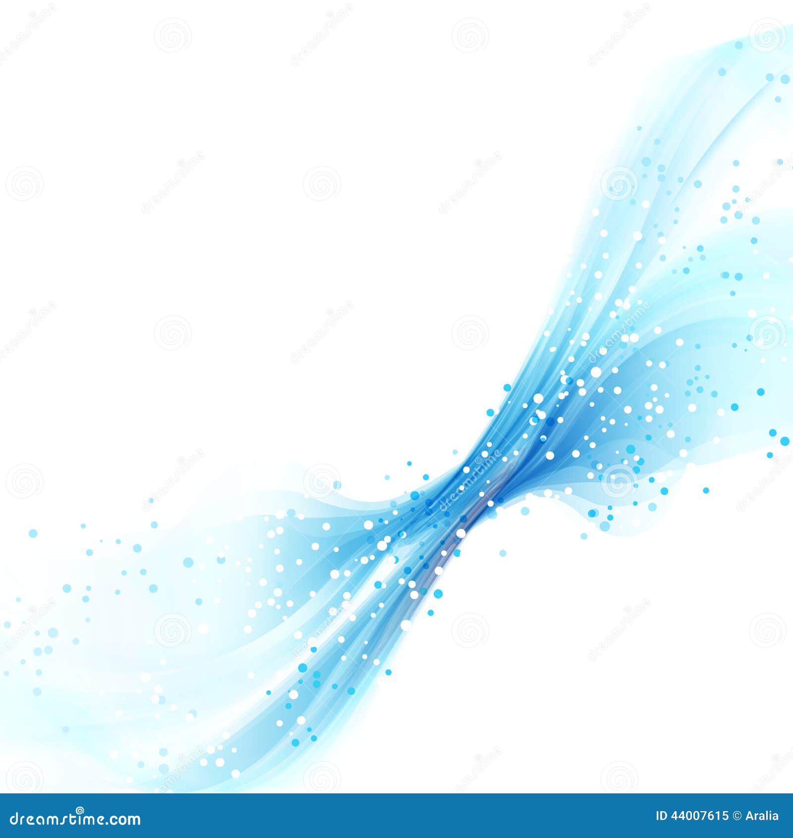 Delicate blue background stock vector. Illustration of wave - 44007615