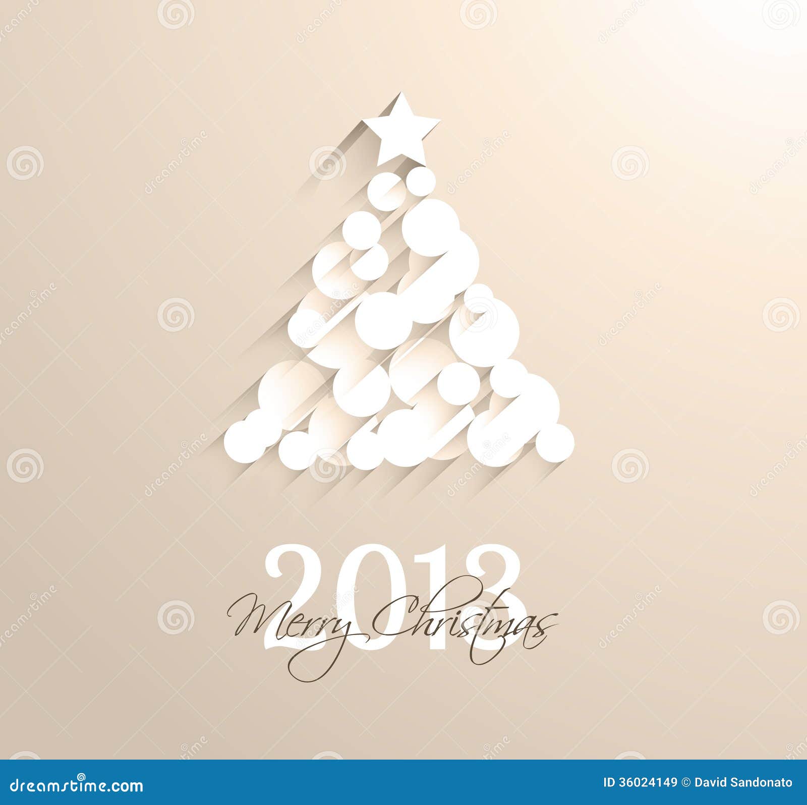 Delicate 2013 Christmas Background Stock Illustration - Illustration of ...