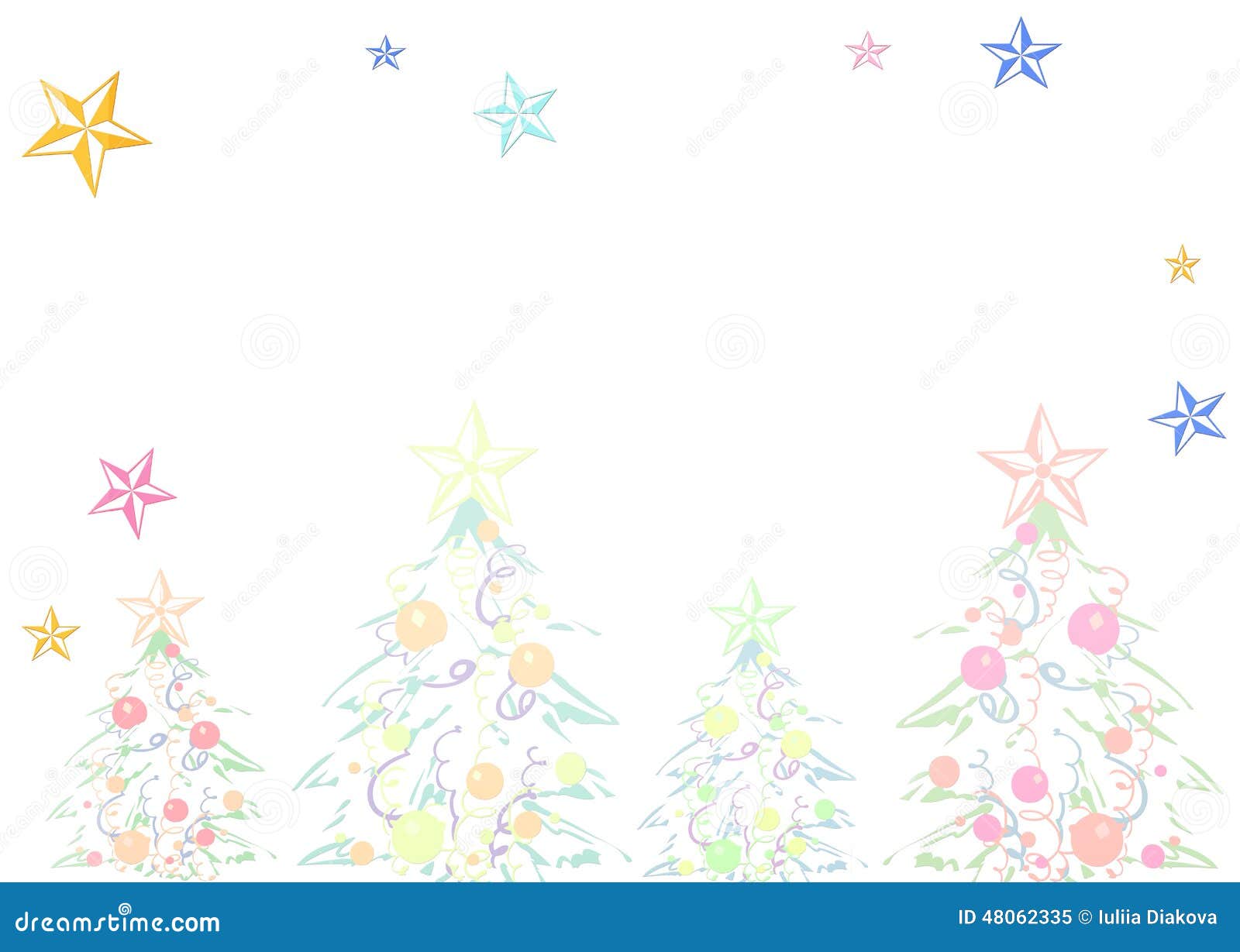 Delicate Christmas Background Stock Illustration - Illustration of ...