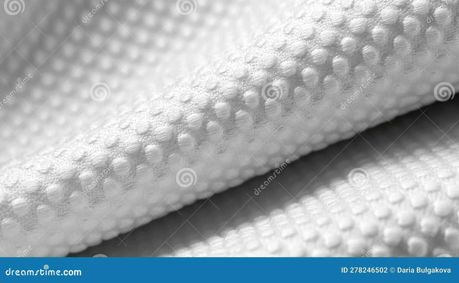 Delicate Close-up Captures the Intricate Abstract Texture of White Soft ...