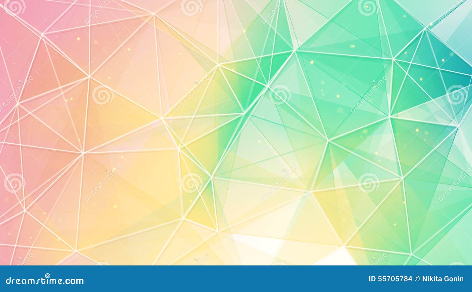 Delicate Color Triangles Web Pattern Stock Illustration - Illustration ...