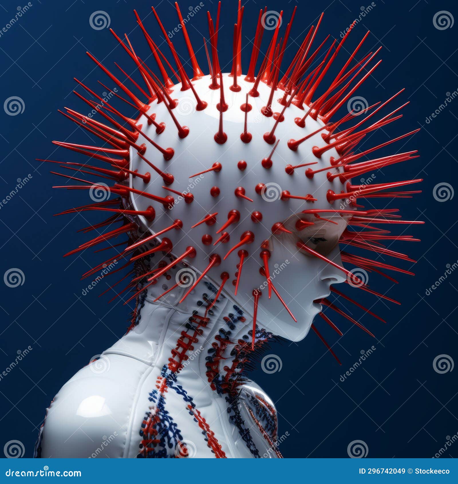 Intricate Human Nervous System Anatomy Revealed In A Back View X Ray ...