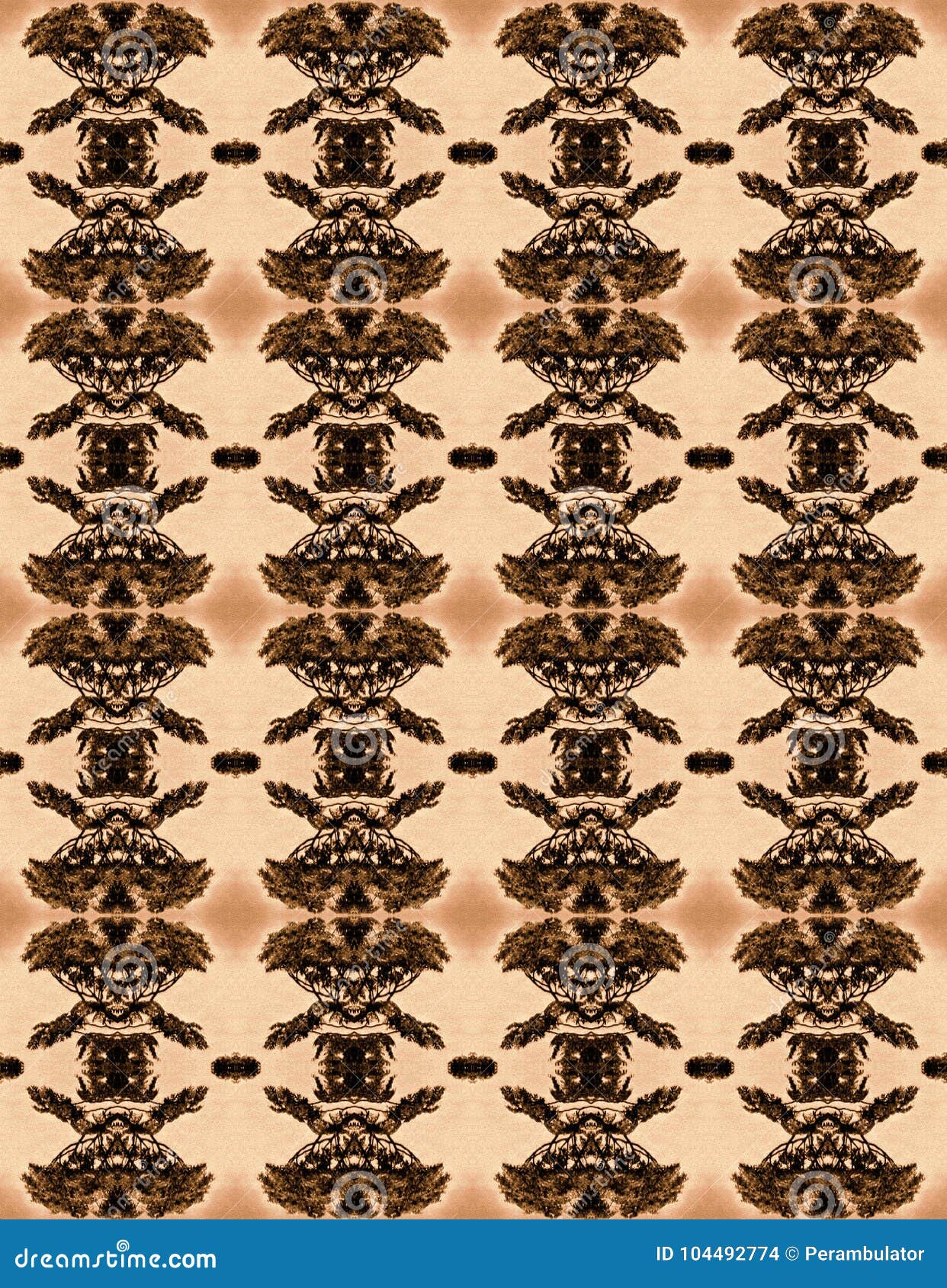 FOLIAGE SEPIA REPEAT PATTERN Stock Photo - Image of fine, wallpaper ...