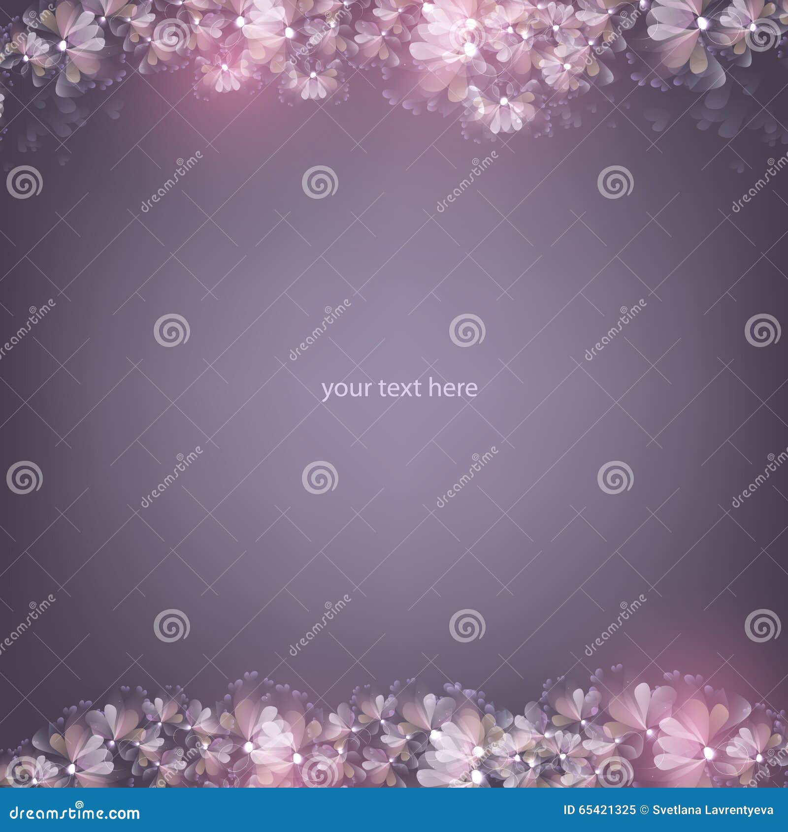 Delicate Floral Background, Frame, Stock Vector - Illustration of ...