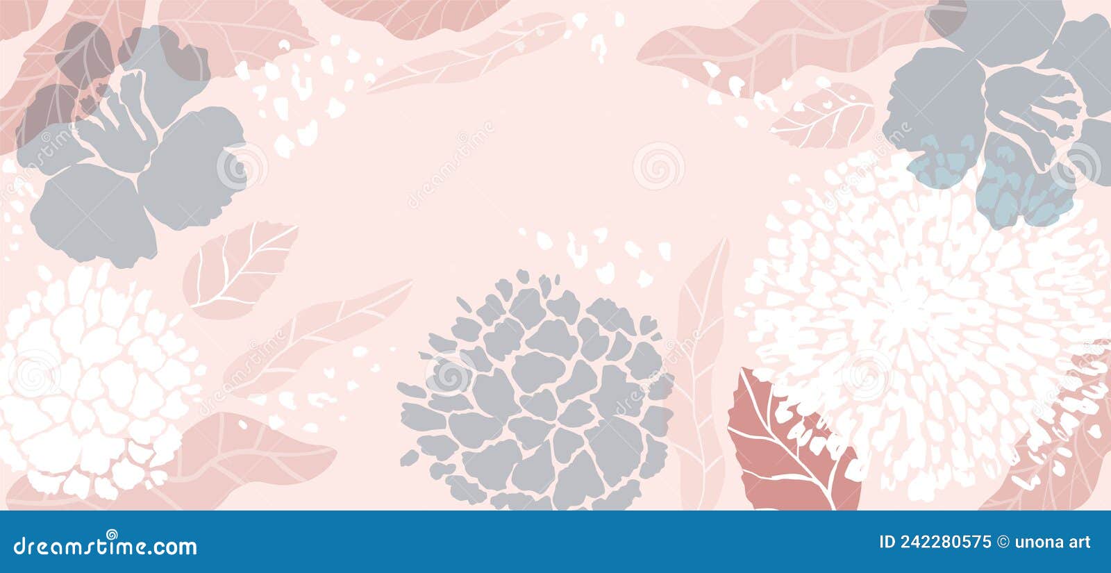 Delicate Floral Background. Modern Vector Stock Vector - Illustration ...