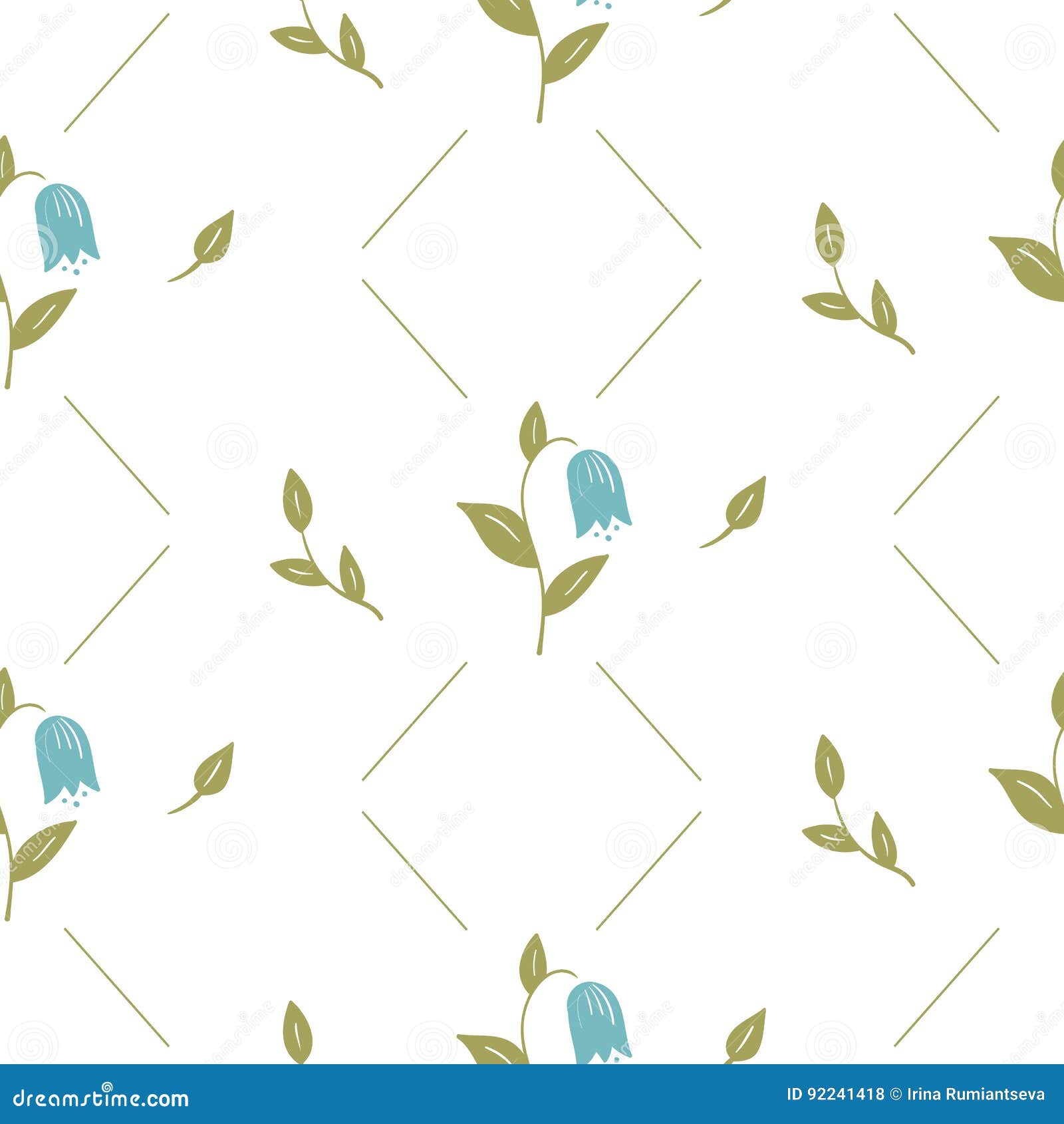 Delicate Graphic Print Small Floral Pattern Stock Illustration ...