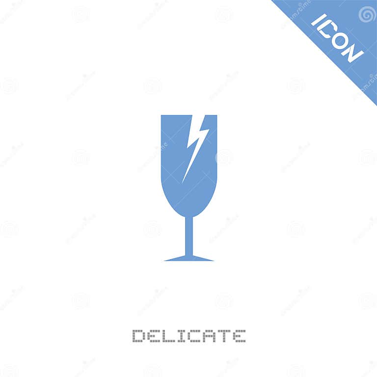 Delicate icon stock vector. Illustration of delicate - 96482542