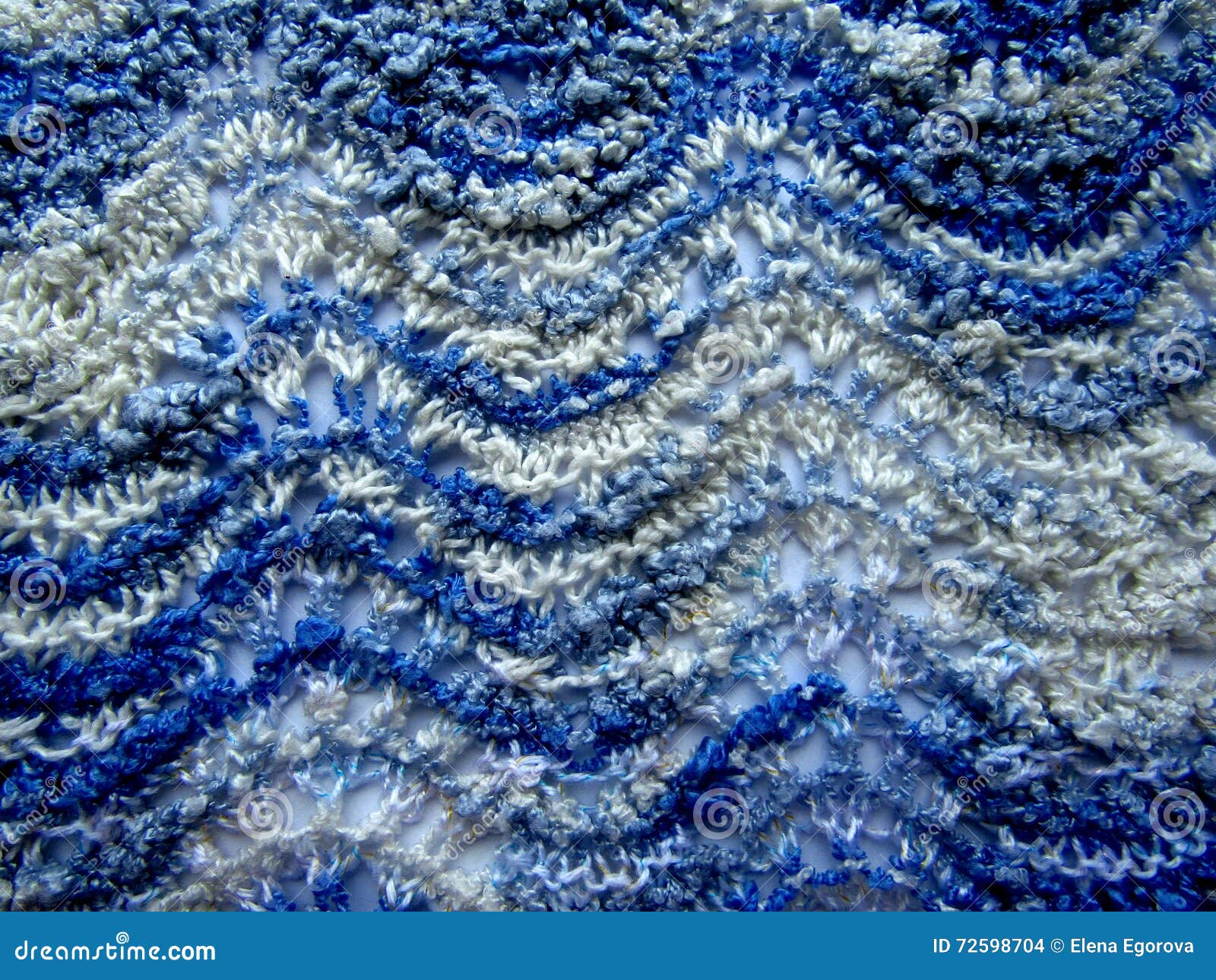 Delicate Knitted Fabric Texture Blue Stock Photo - Image of delicate ...