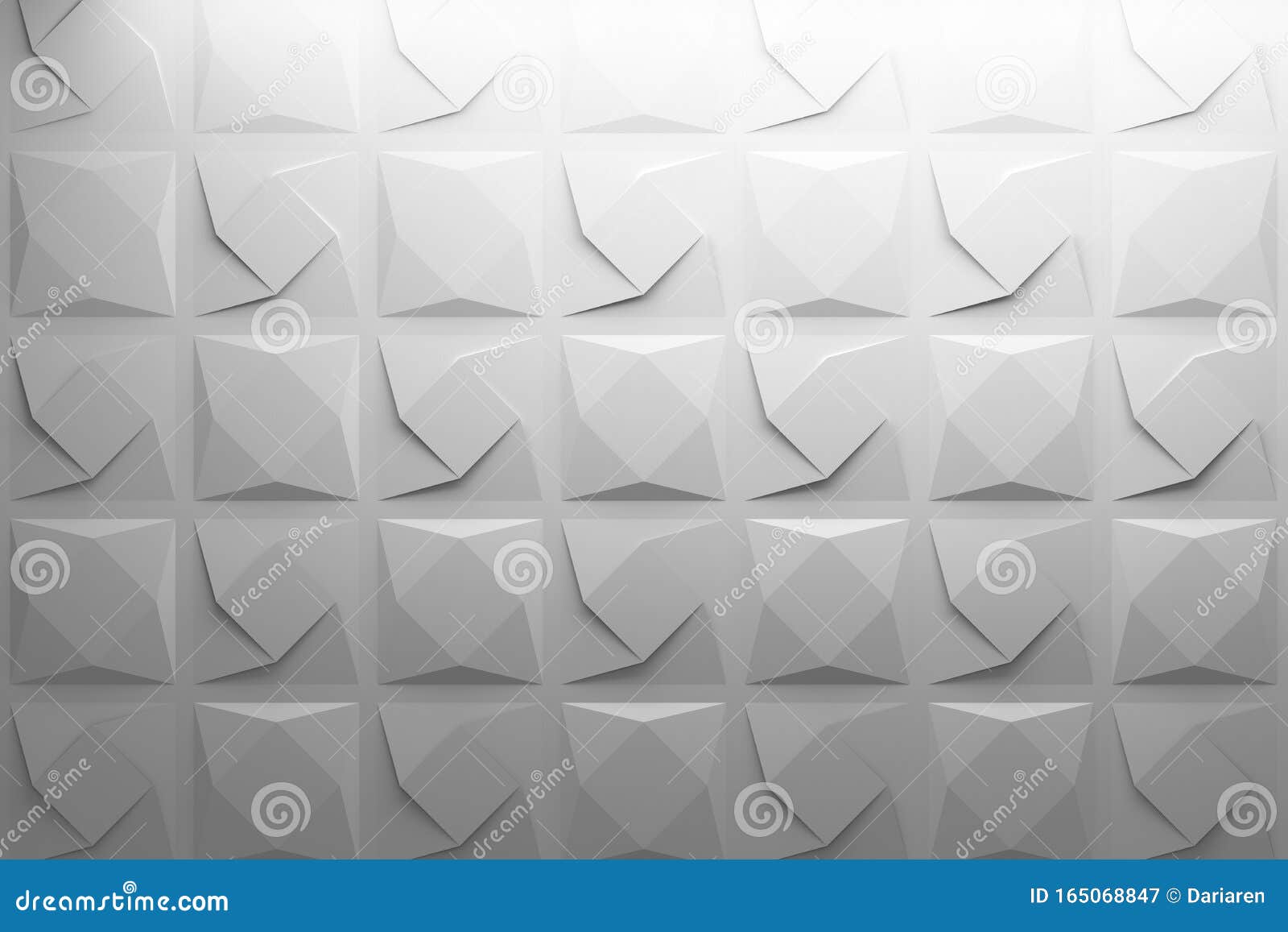 Delicate Low Poly Pattern with Folded Paper Effect Stock Illustration ...