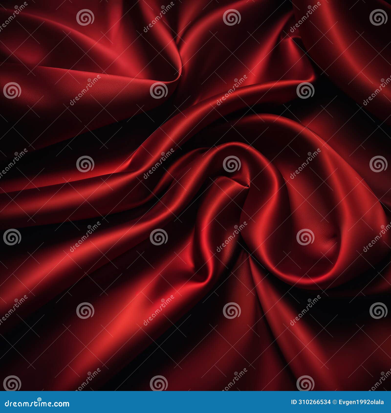 Delicate and Luxurious Red Silk Fabric. Generative AI Stock ...