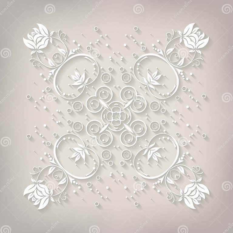 Delicate Mandala vector stock vector. Illustration of easy - 59126580