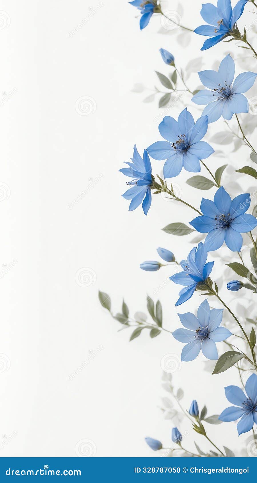 A Delicate Minimalist Narrow Floral Pattern Border Sty Ai Generated ...
