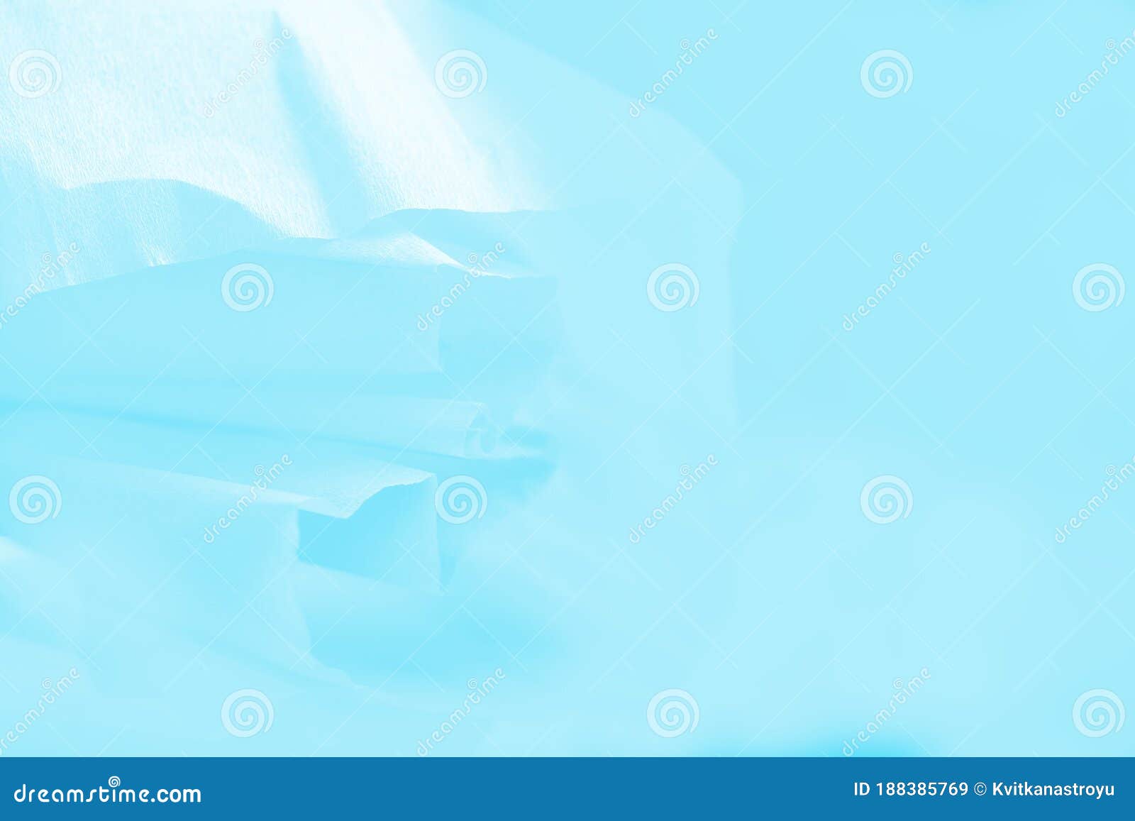 Delicate Pale Blue Abstract Background, Wrapping Soft Paper Stock Image ...