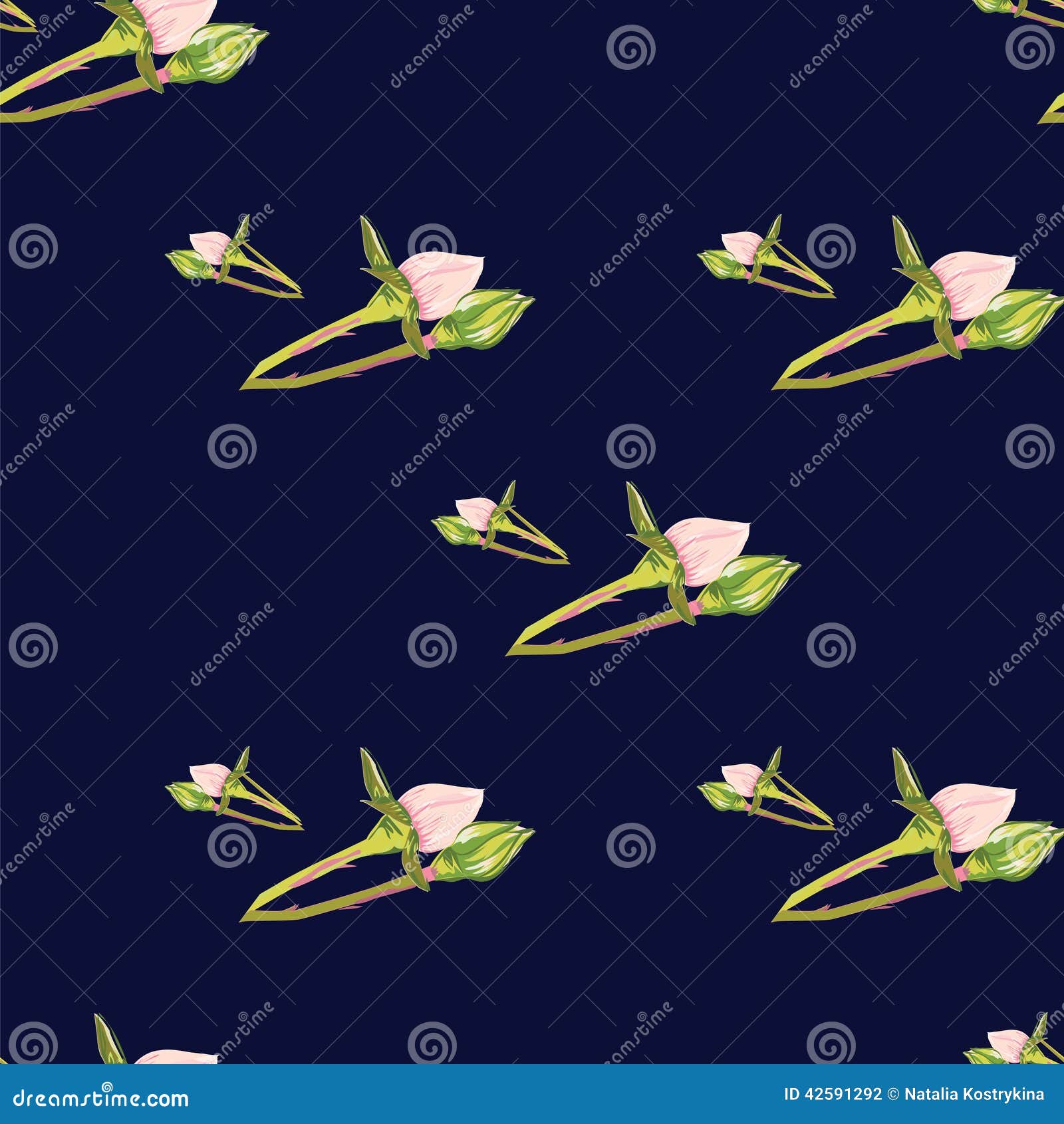 Delicate pink rosebud stock vector. Illustration of illustrations ...