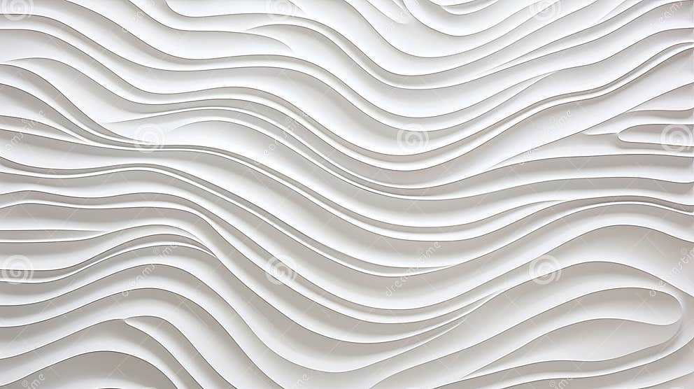 Delicate Plaster Wave Ai Generated Pattern Stock Image - Image of ...