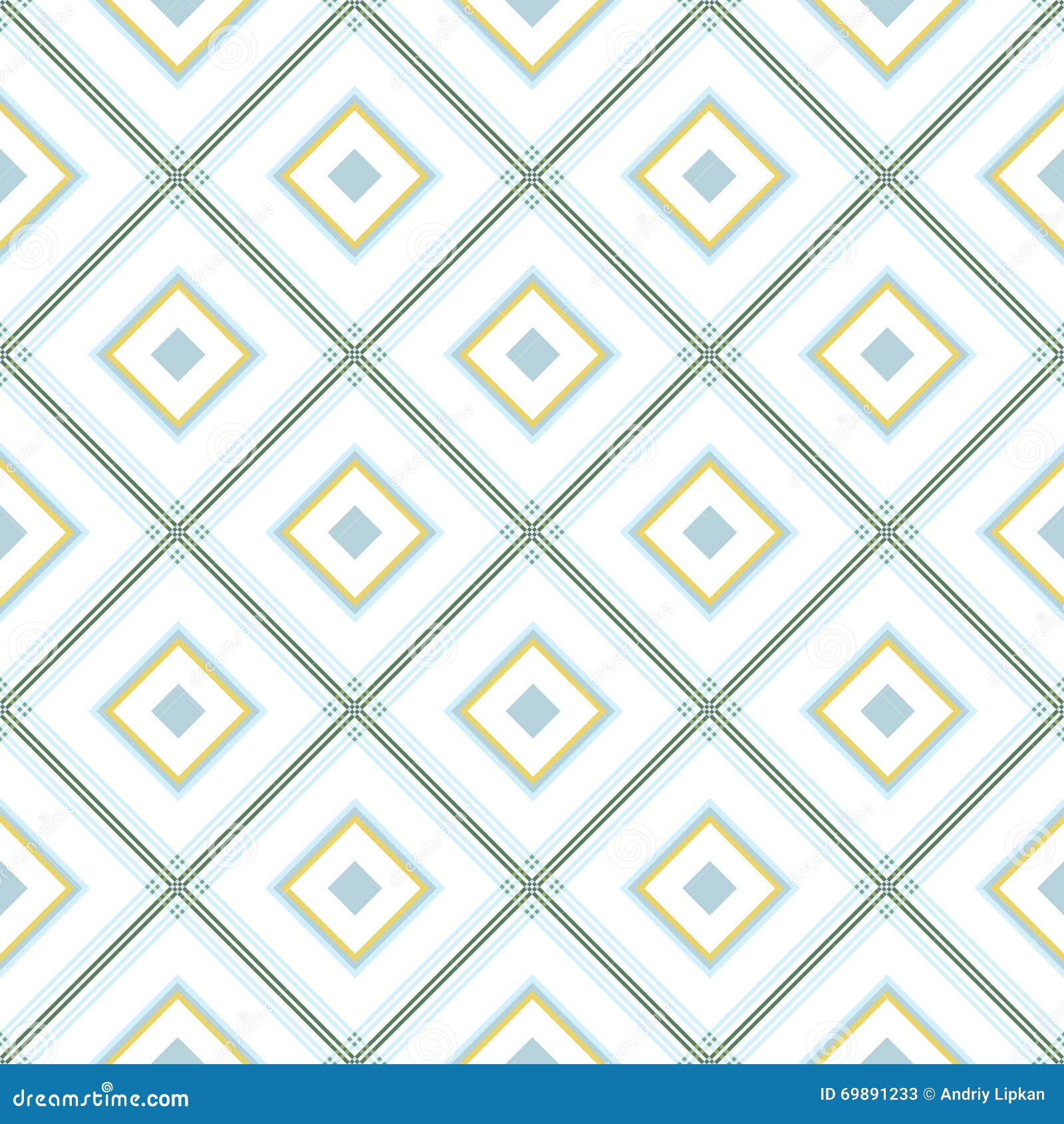 Delicate Romb Geometric Background Pattern Green White Grey Stock ...