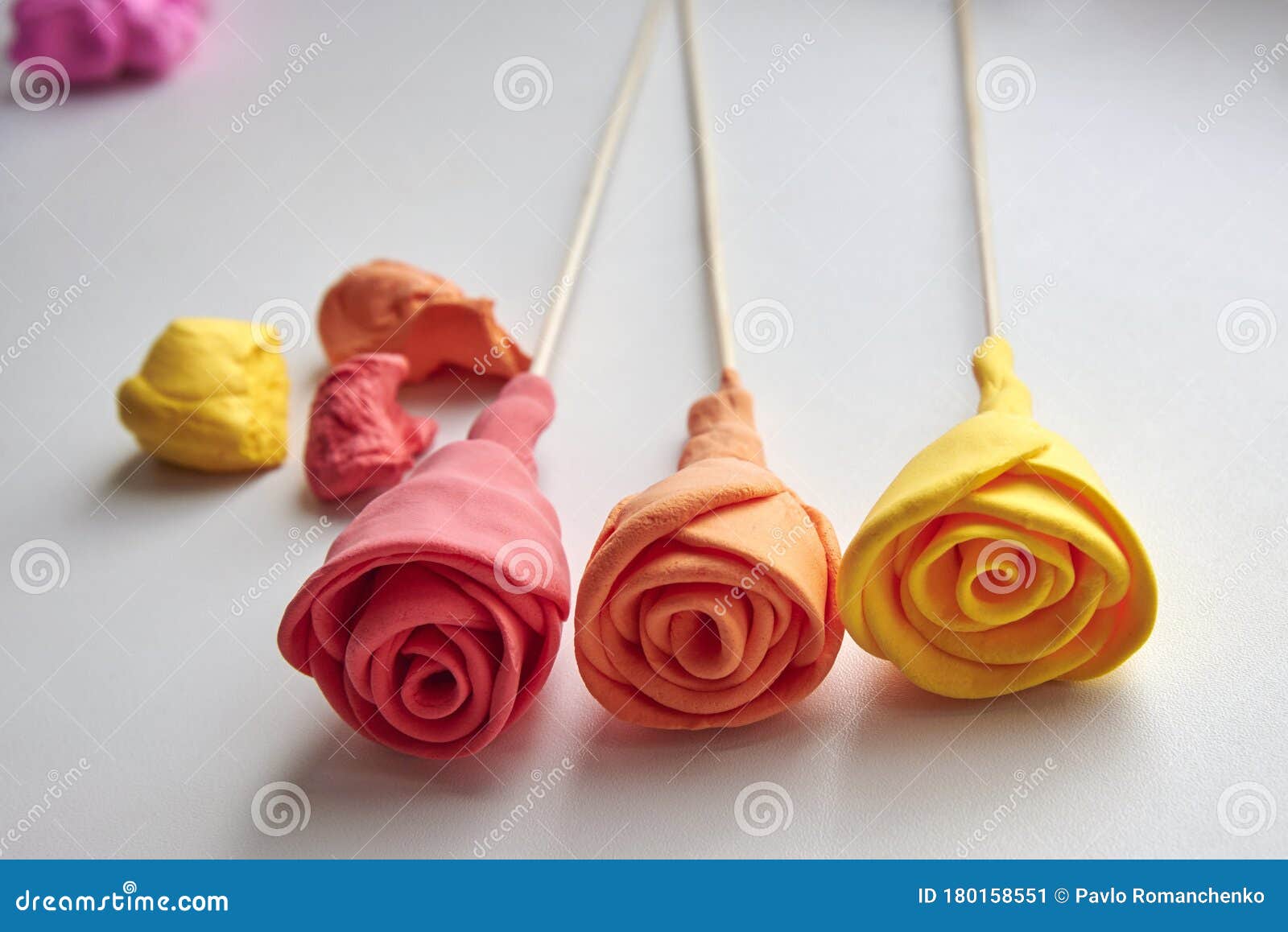 Airy Plasticine Mass For Modeling Colored Super Light Plasticine On A ...