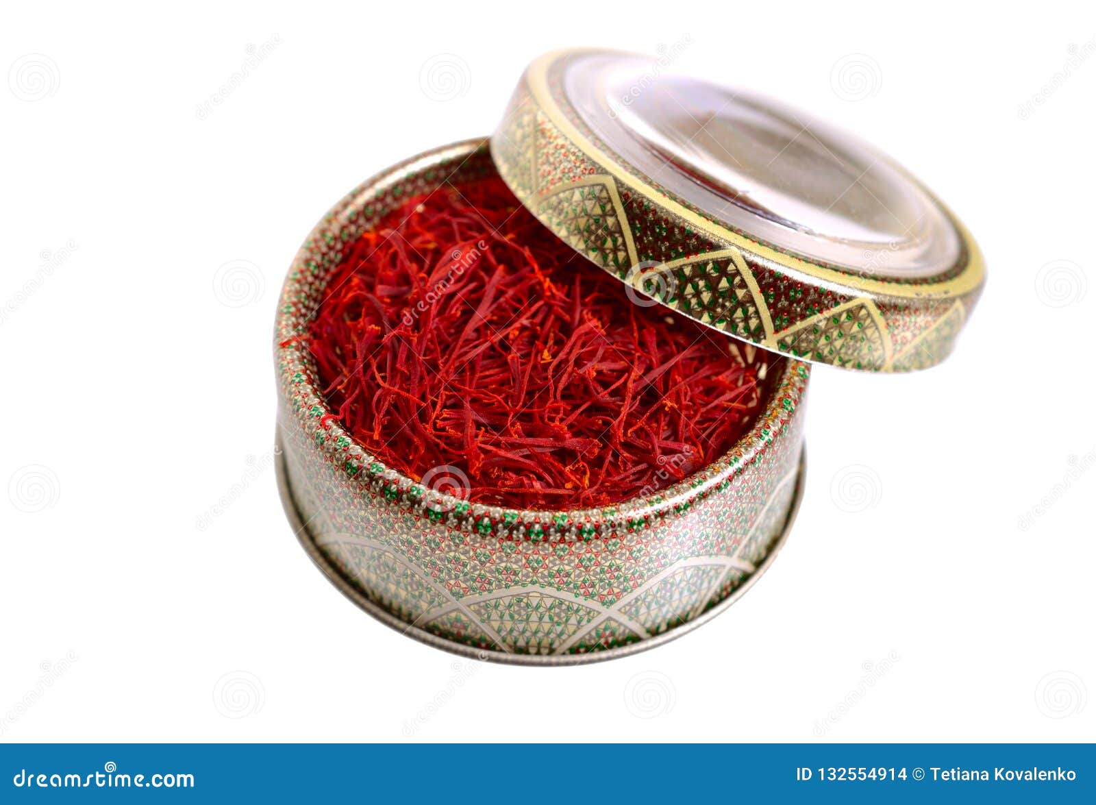 Delicate Saffron Threads, Plucked from Crocus Flowers and Dried. in the ...