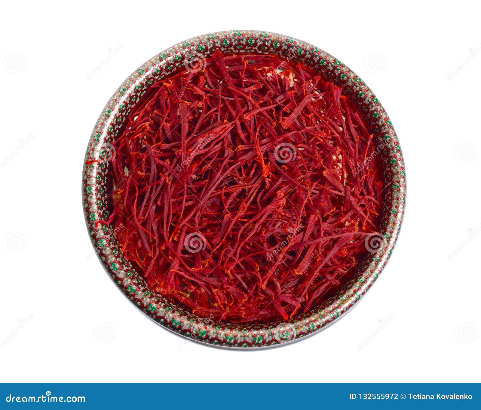 Delicate Saffron Threads, Plucked from Crocus Flowers and Dried. in the ...