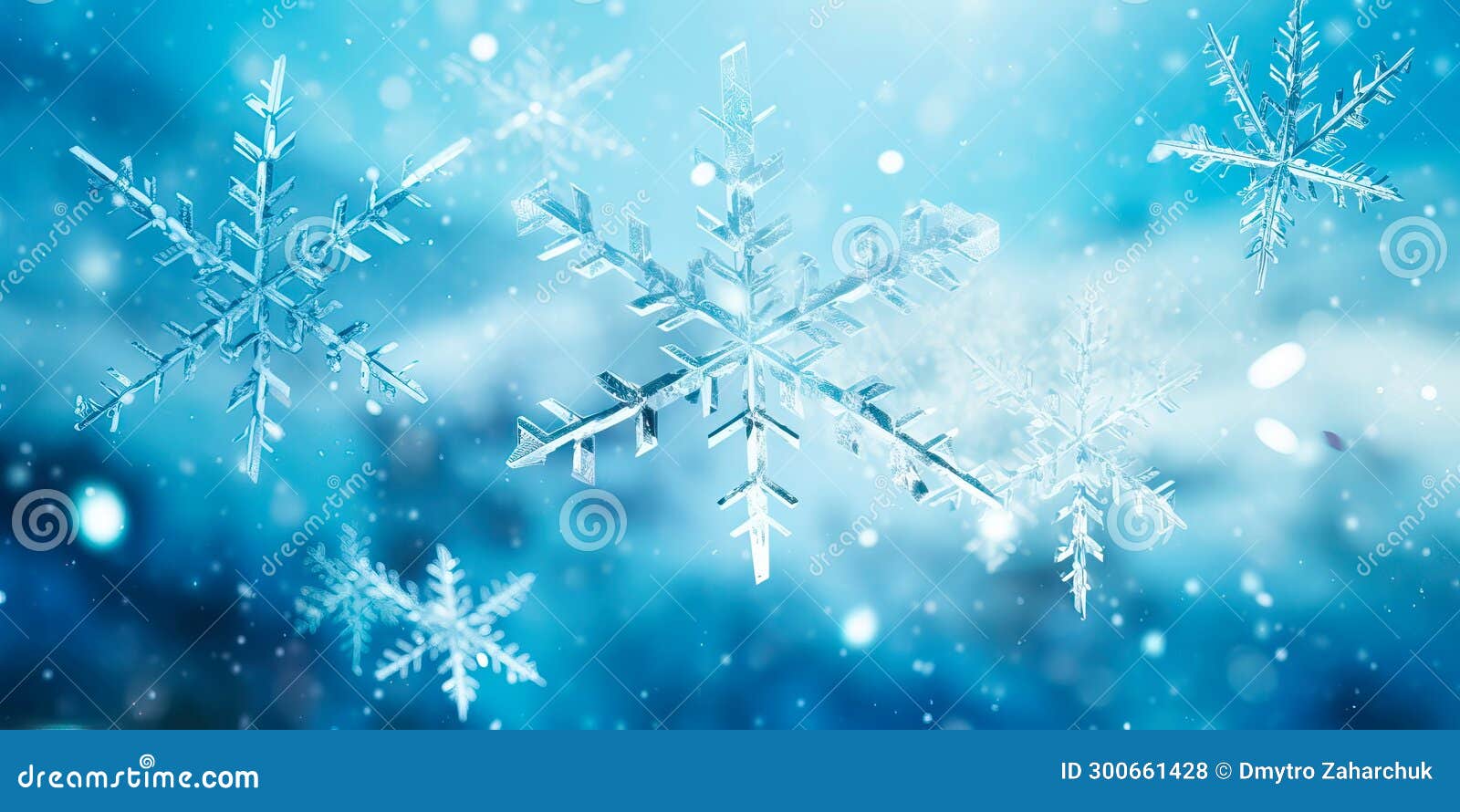 Delicate Snowflakes Dancing in the Air, Each One Unique and Adding To ...