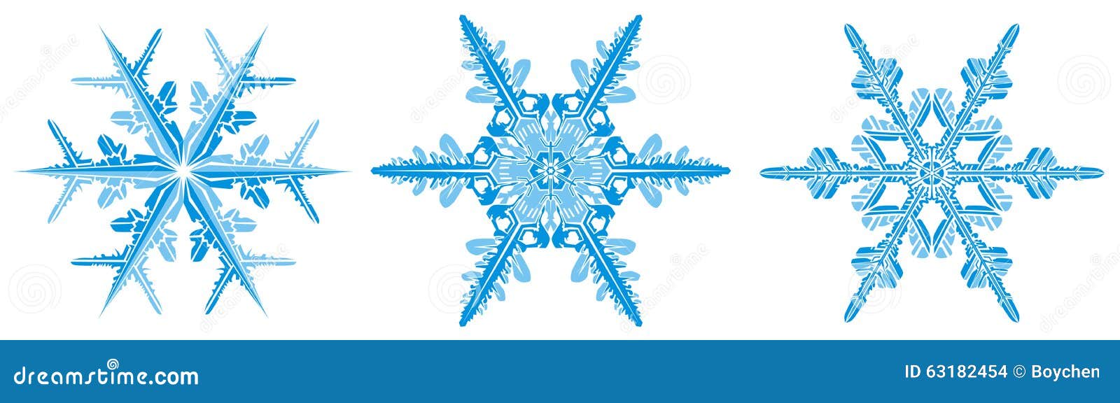 Delicate snowflakes stock vector. Illustration of flake - 63182454