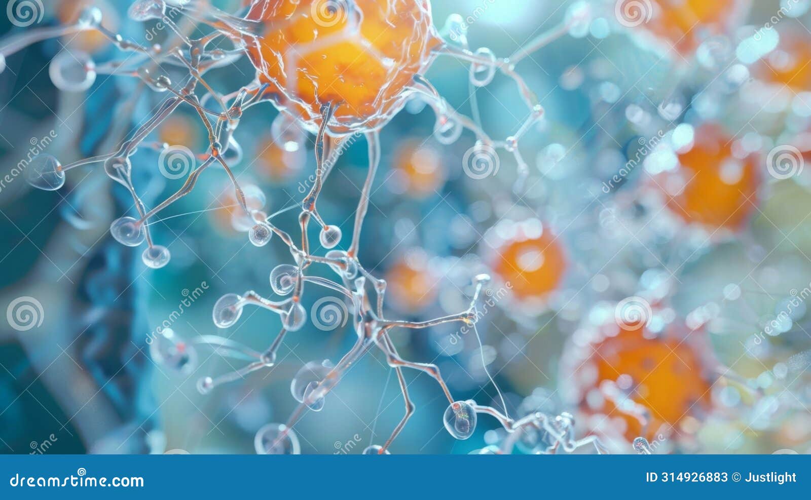 Delicate Strands of Cytoplasm Connected To the Cell Membrane ...