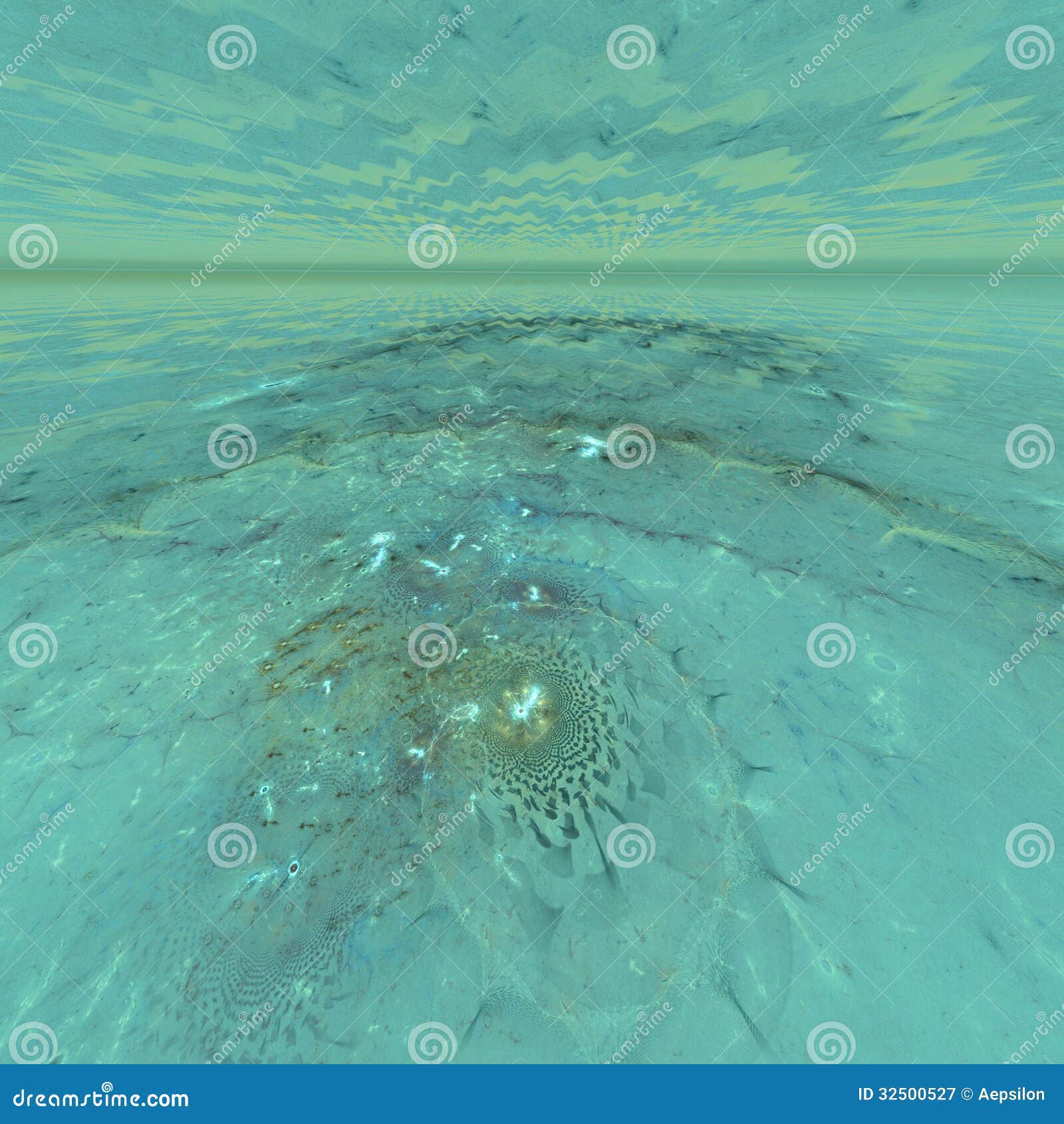 Delicate Turquoise Translucent Composition Stock Image - Image of ...