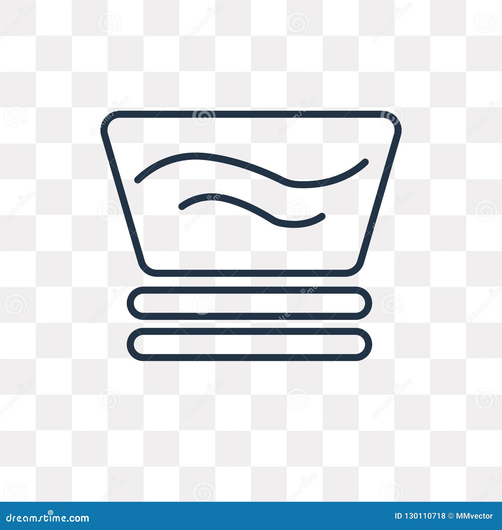 Delicate Vector Icon Isolated on Transparent Background, Linear Stock ...